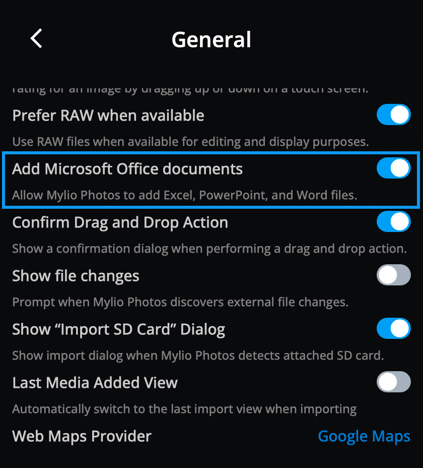 Enable Microsoft Office Document Support